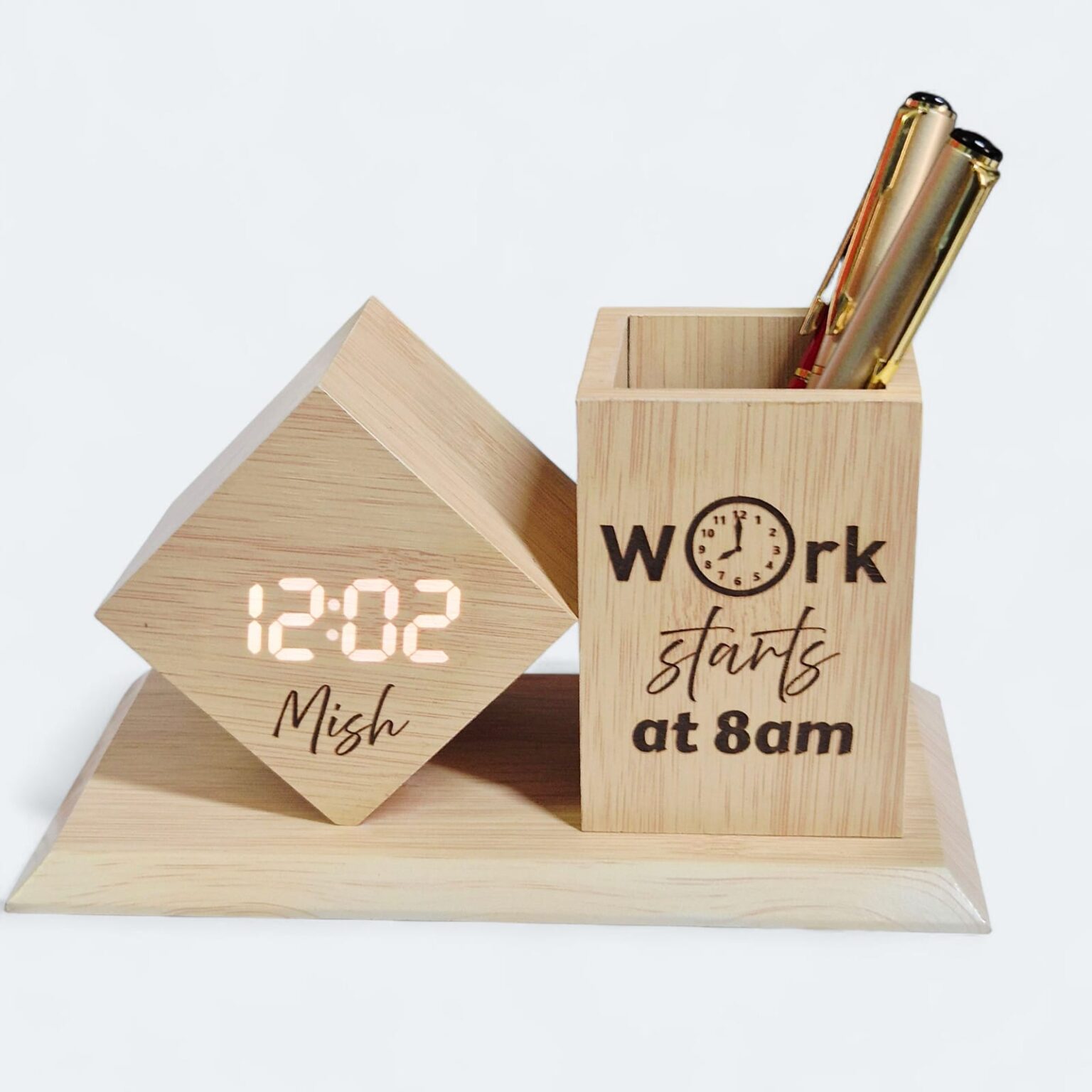 Time Display Desk Organizer – Rio Gift Shop - Pen Holder